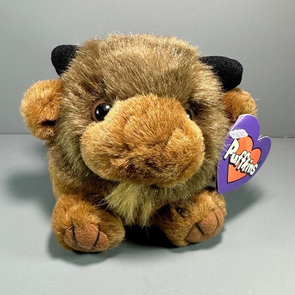 Puffkins | Toys | Puffkins Puff Vintage Biff The Buffalo Plush New Old ...